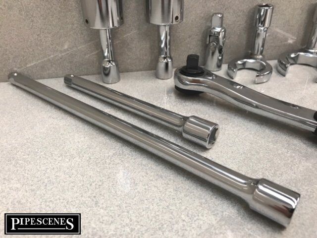 Professional Tap Back Nut Spanner & Tap Connector Set 1/2" & 3/4 ...