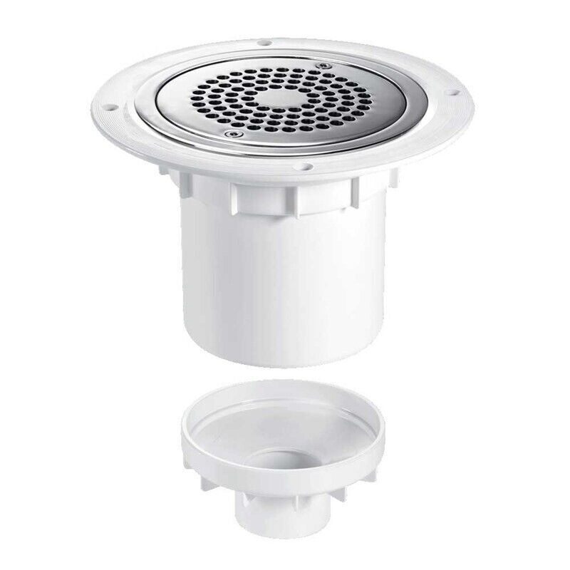 Wet Room Gully McALPINE TSG2-ANTI/LIG Shower Drain for Sheet Flooring ...