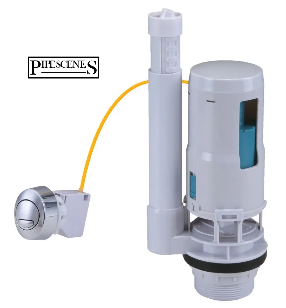 NUCA Flush Valve C231 Dual Flush Syphon & Push Button - Pipescenes