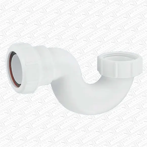 Shallow 32mm 1 1/4" Trap for Bath or Basin P10 - Pipescenes