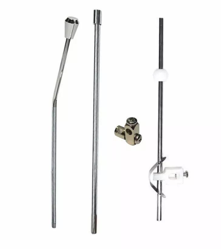 Replacement Pop Up Waste Rod Set with Metal Joining Bracket Basin Pop ...