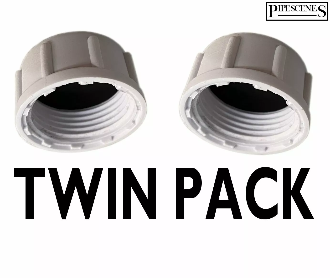 2 x 3/4" 25mm Female Radiator Valve Blanking Stop Ends Caps & Rubber ...