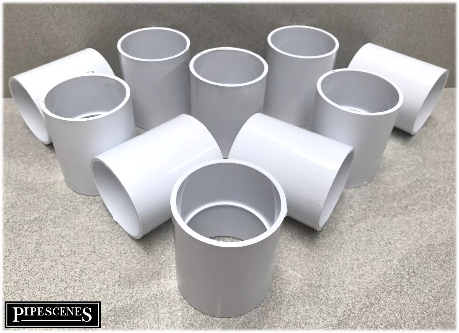 Waste Pipe Fittings Couplings for 40mm 43mm x 10 for Solvent Weld Waste ...