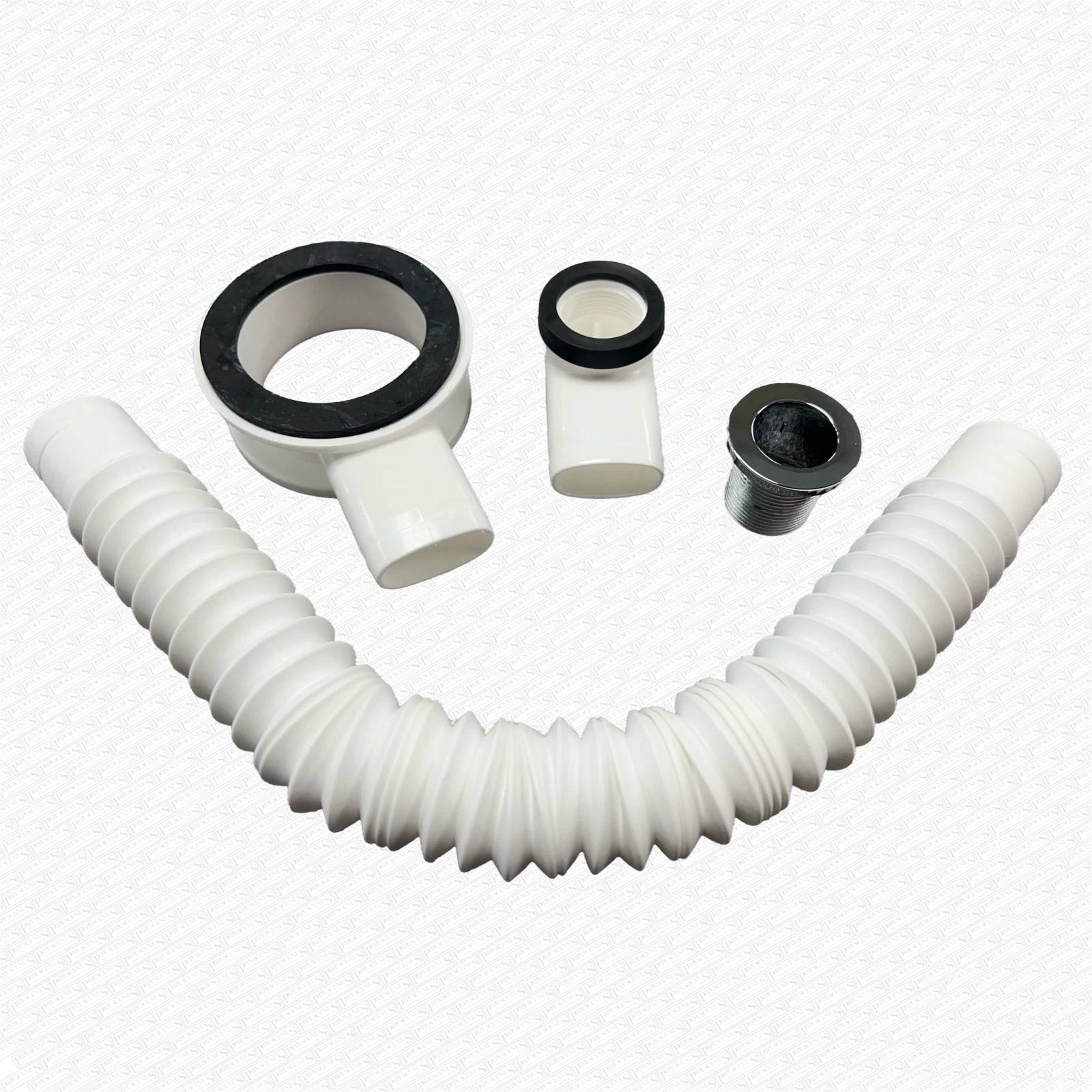 Bathroom Basin Vanity Sink Bowl Waste Overflow Kit With Tube - Pipescenes