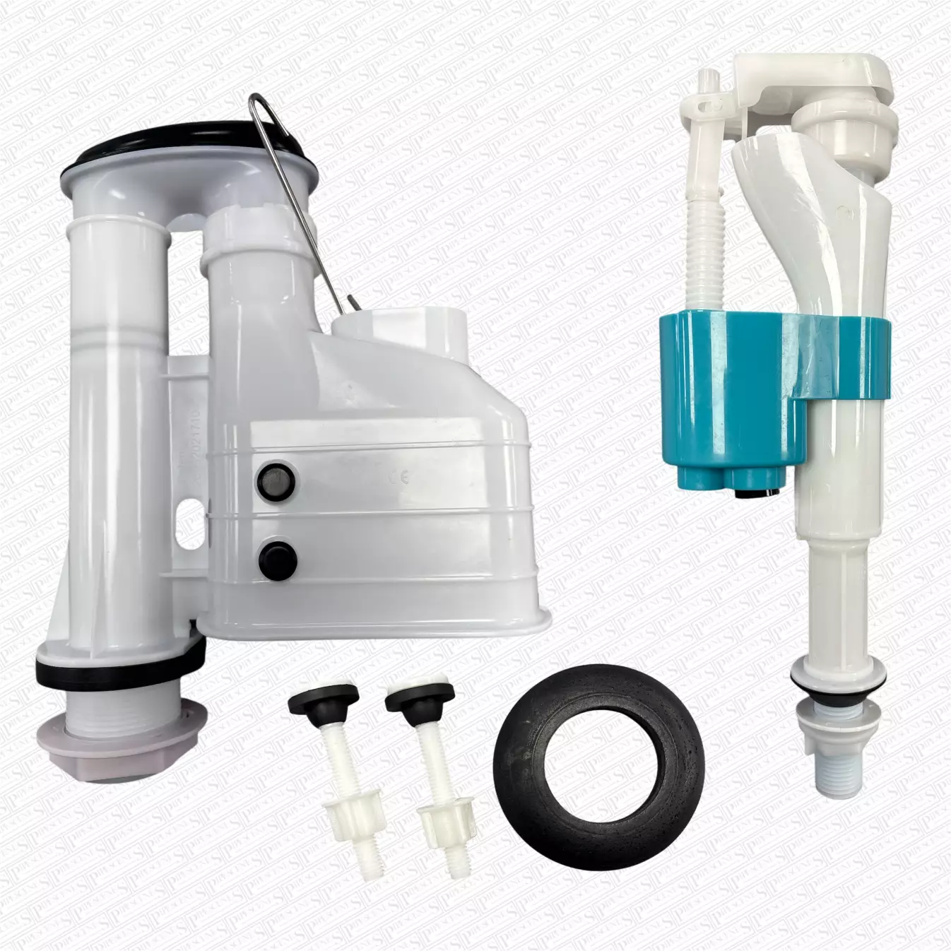Toilet Close Coupled Fittings Pack for Cistern Repair Kit - Pipescenes